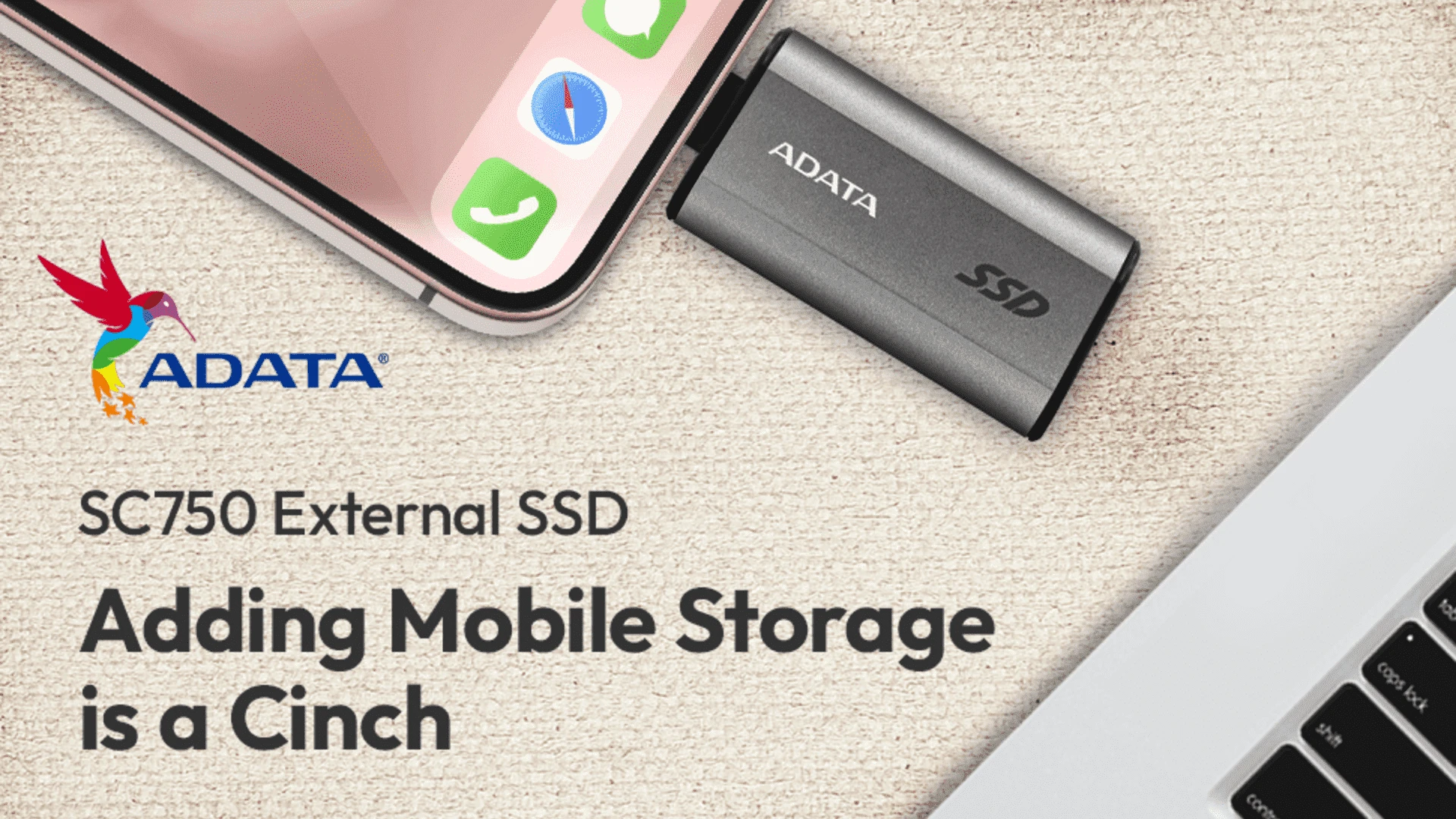 ADATA تُطلق وحدة التخزين الخارجية ADATA SC750 - Arabhardware