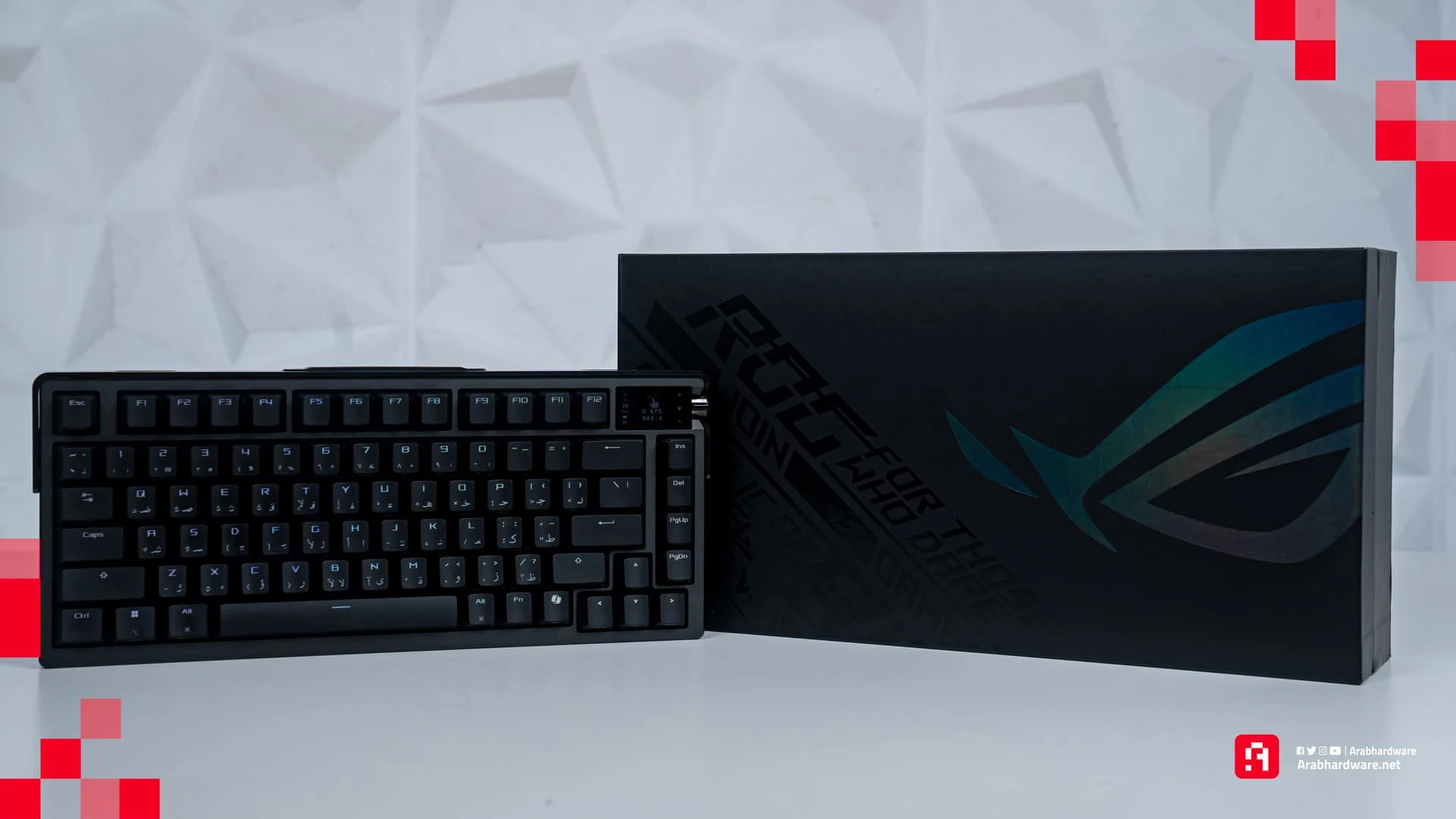 مراجعة كيبورد ASUS ROG Azoth Extreme - Arabhardware