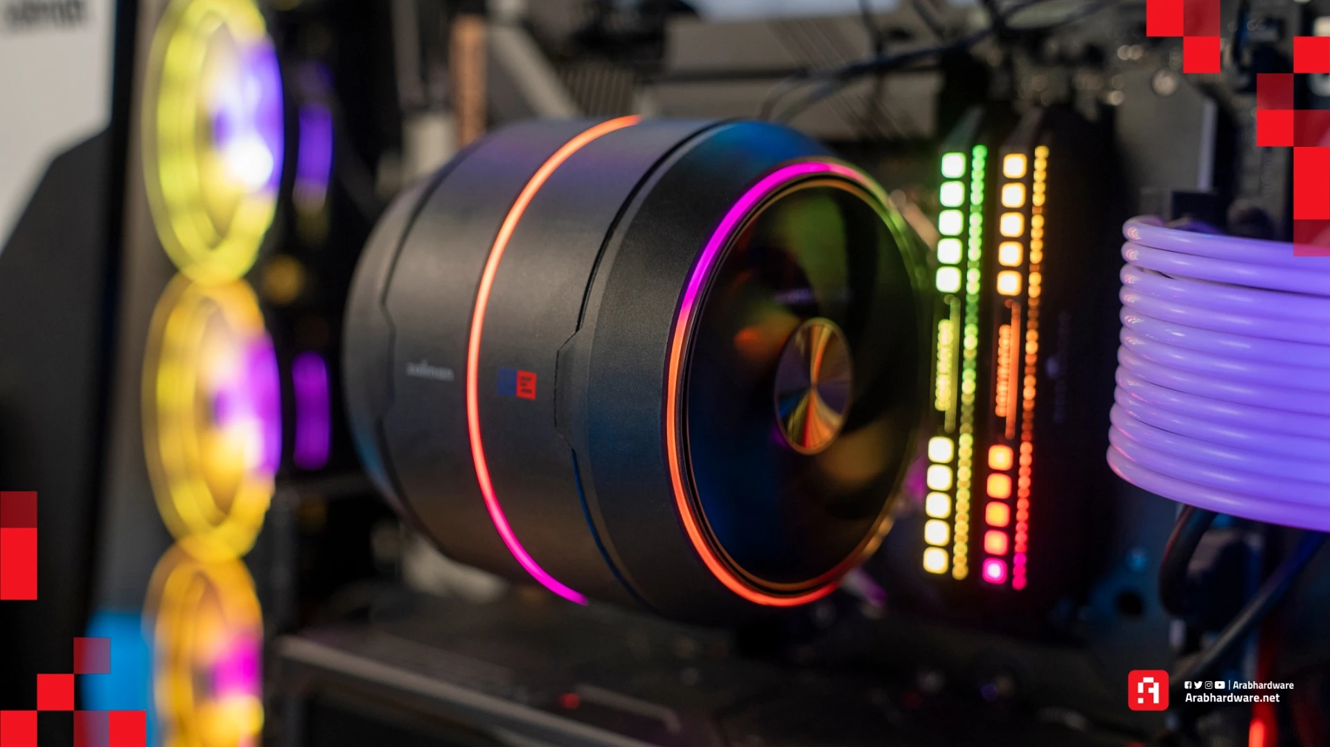 مراجعة المبرد الهوائي Zalman ZET 5 | محرك طائرة صغير! - Arabhardware