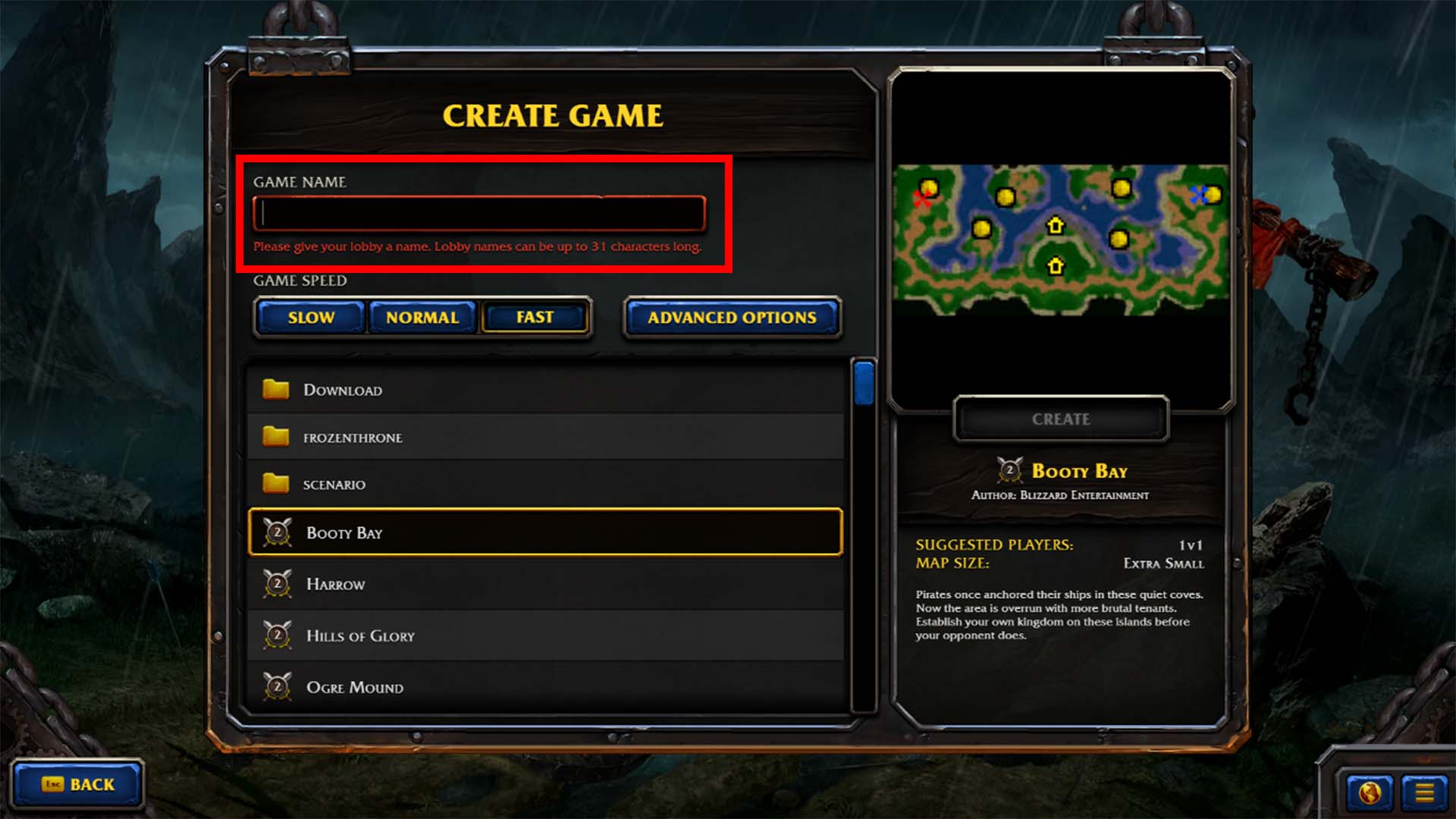 خطوة بخطوة لإنشاء Custom Game داخل Warcraft III Reforged. - عرب هاردوير