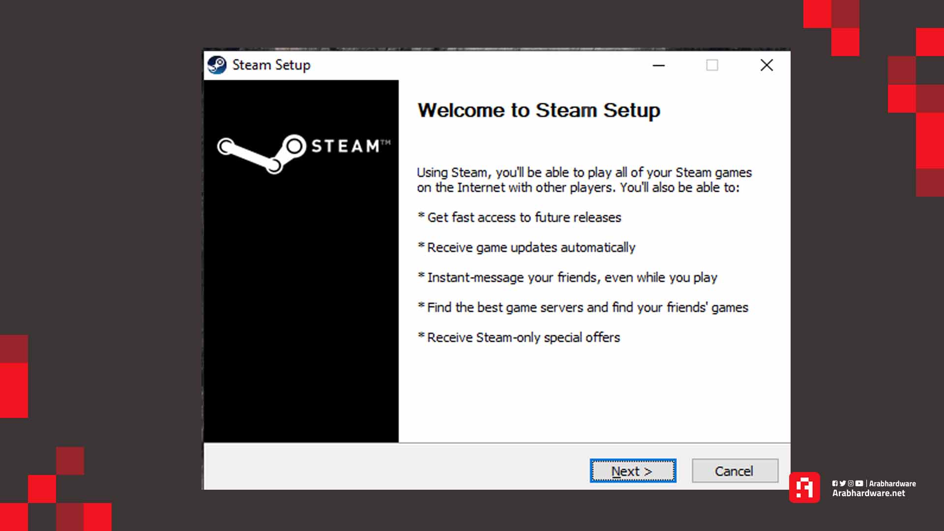 تعرف على كيفية تحميل مشغل متجر Steam من الموقع الرسمي. - عرب هاردوير
