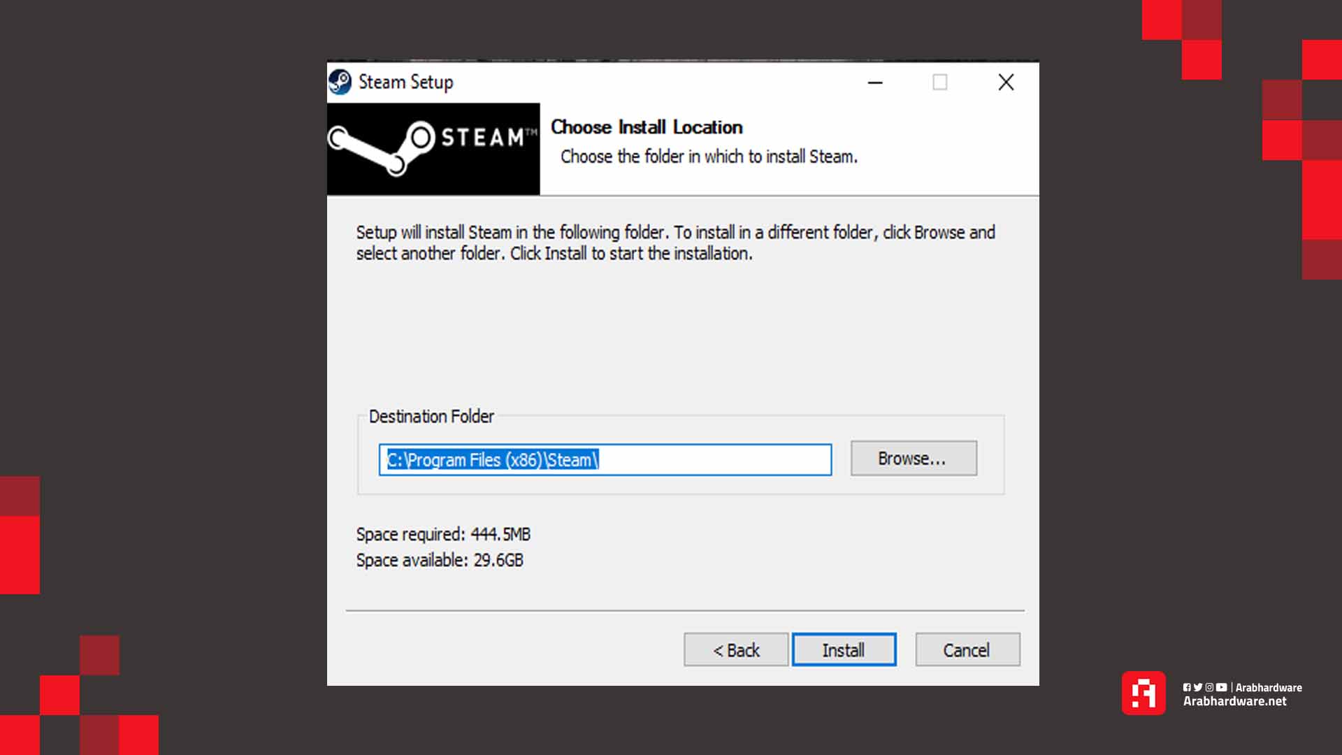 تعرف على كيفية تحميل مشغل متجر Steam من الموقع الرسمي. - عرب هاردوير
