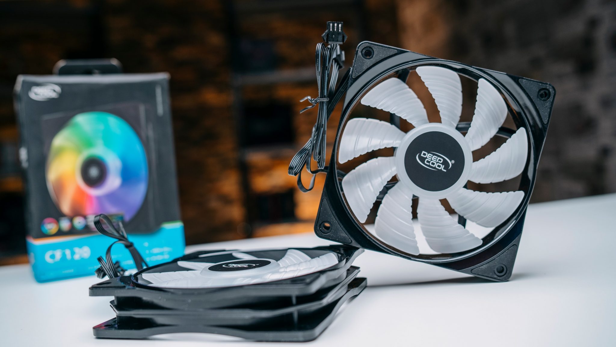 مراجعة مراوح التبريد DeepCool CF120 3-IN-1 case fan لصناديق الحاسوب ...